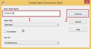 Image result for Create New Dimension Style AutoCAD