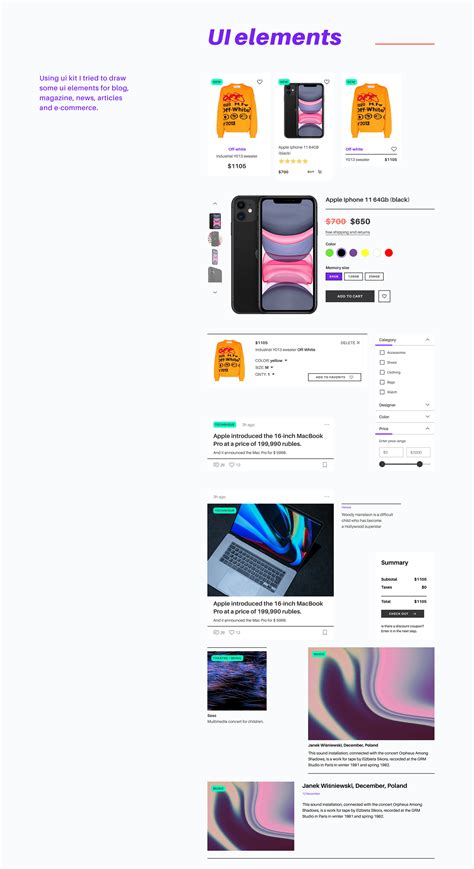 Image result for Figma Web UI Kit Free