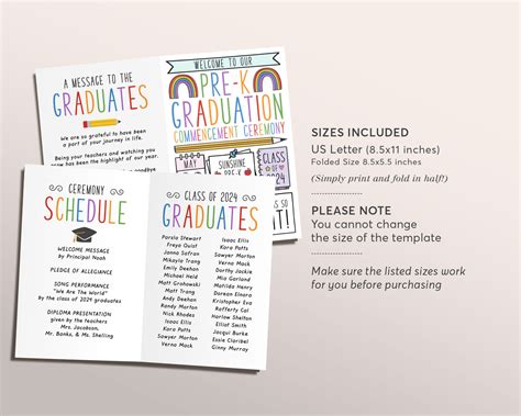 Image result for Pre-K Graduation Program Sample