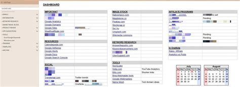 OneNote Dashboard