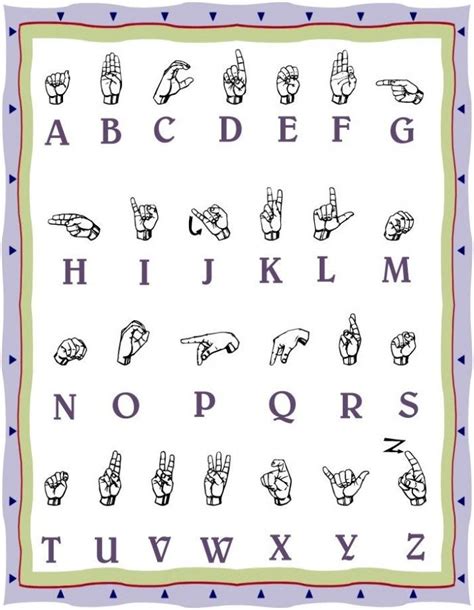 Image result for Sign Language Alphabet Printable Worksheets