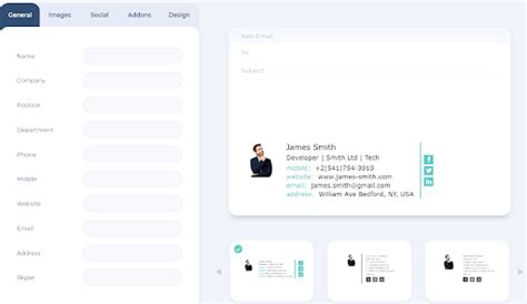 Image result for HTML Email Signature