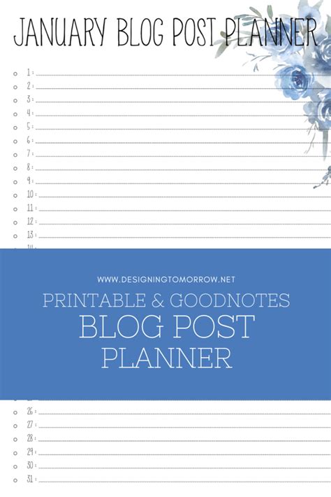 Image result for Blog Post Planner