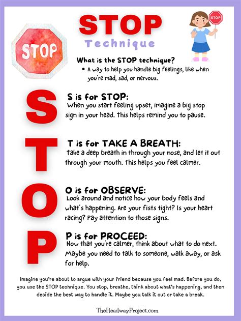 Image result for Example of Stopp Technique