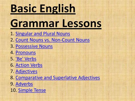Image result for Full English Grammar Lessons
