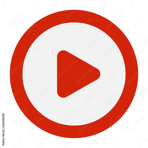 Play Button Icon Transparent Png Stock Illustration | Adobe Stock