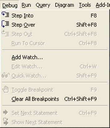 Image result for Visual Basic Debug Window