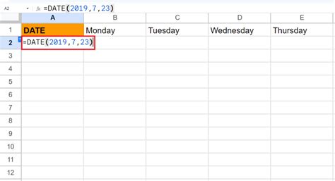 Image result for Google Sheets DateAdd