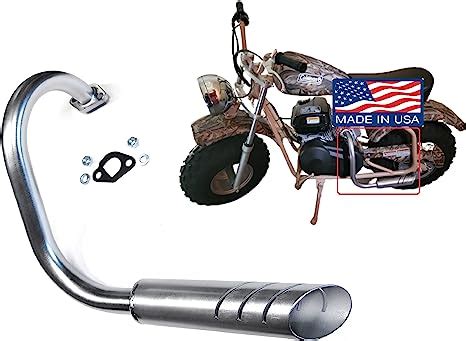 Image result for Mini Bike Header Muffler