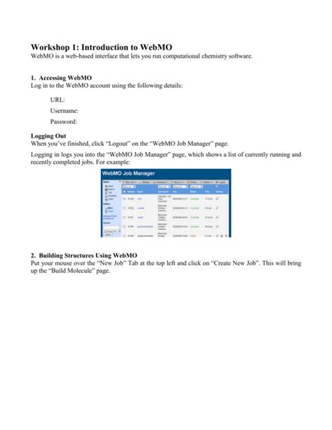 Image result for WebMO Tutorials