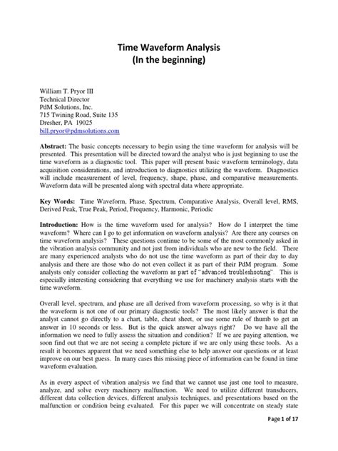 Image result for Waveform Analysis