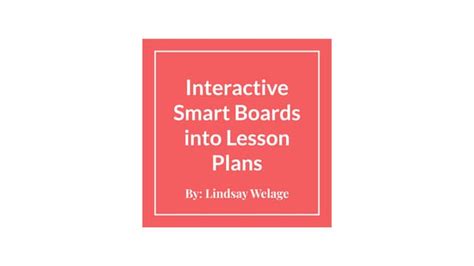 Image result for How to Create Interactive Smartboard Lesson
