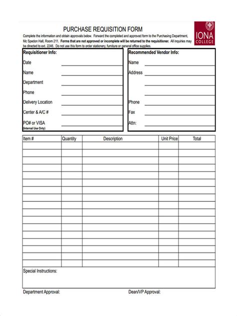Image result for Service Requisition Form