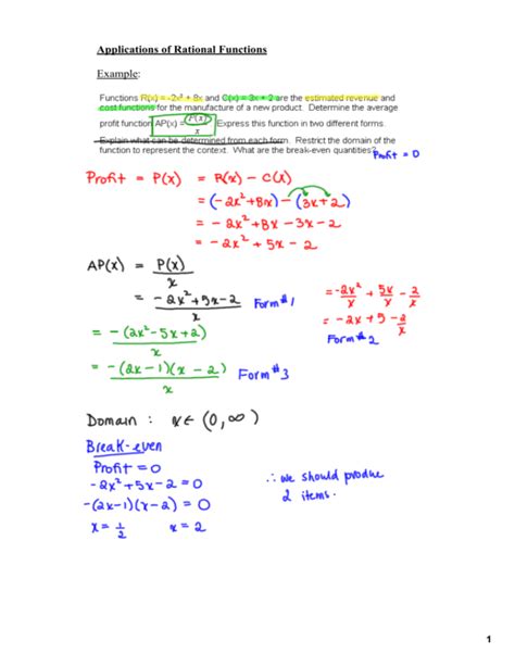 Image result for Easy Example of Rational Function