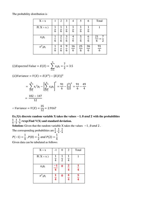 Image result for Probability Distribution 12th Class