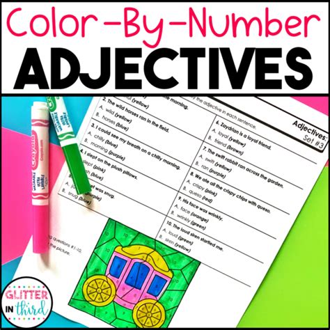 Image result for Color Adjectives Worksheet
