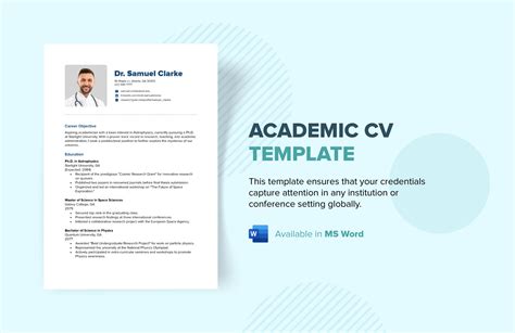 Image result for Academic CV Format PDF