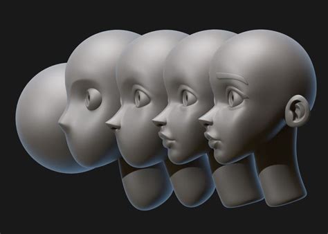 Image result for Sculpting Basic Head Tutorial