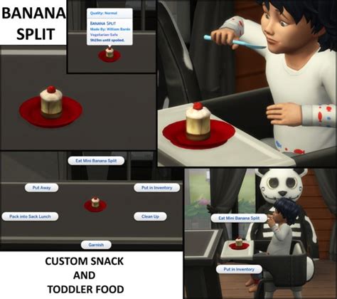 Image result for Sims 4 Snacks Mod
