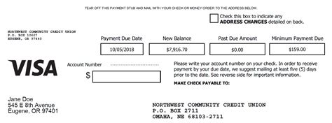 Image result for Credit Card Billing Statement Example
