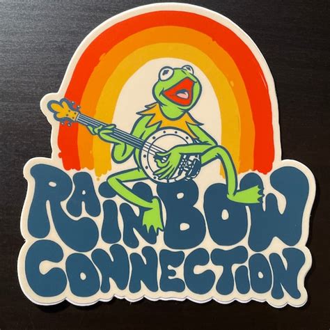 Image result for Rainbow Connection Rubber Stamp