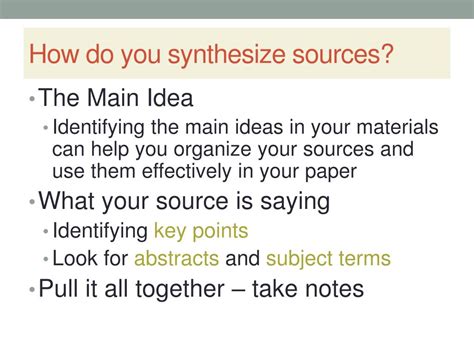 Image result for Synthesizing Sources