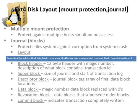 Image result for Linux Ext4 File System Visual Layout