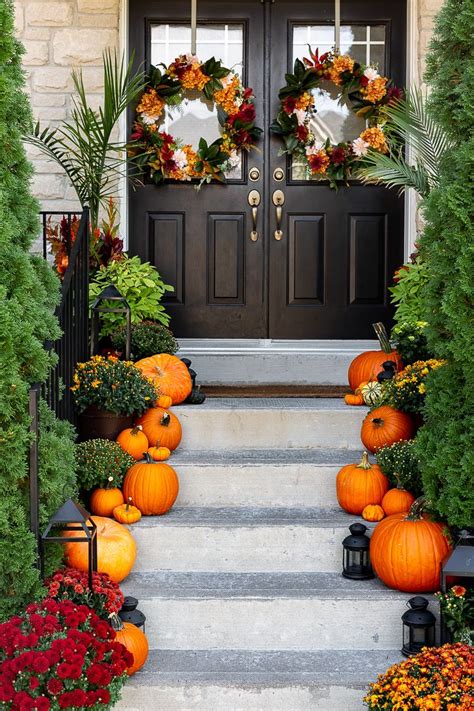 Image result for Fall Front Entry Decorating Ideas