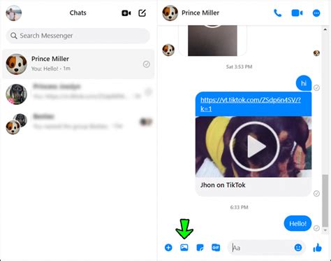 Image result for How to Attach File in Messenger