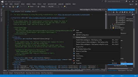 Image result for File Transform Web.config Azure DevOps