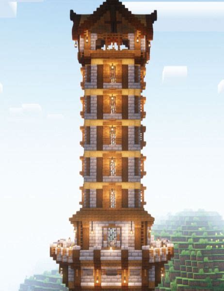 Image result for Minecraft Medieval Tower Tutorial