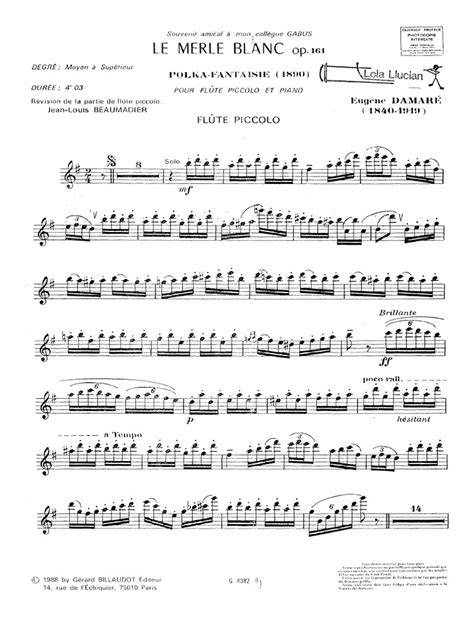 Image result for Lowest Piccolo Note