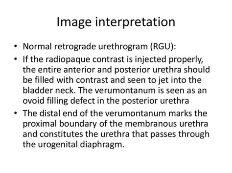 Image result for Urethrogram Procedure