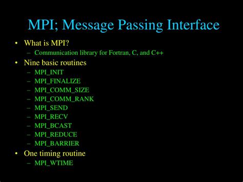 Image result for Message Passing Interface Performance