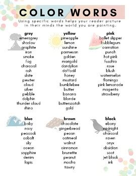 Image result for Color Synonyms