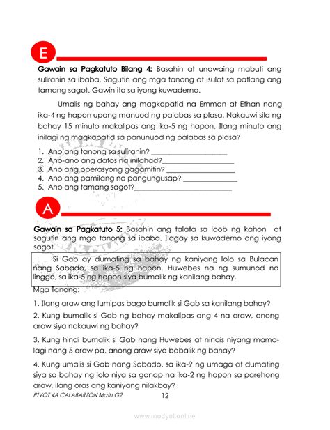 Image result for Grade 2 Module 2 Lesson 4