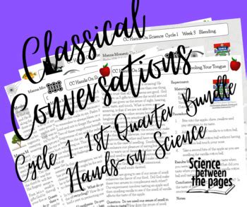 Image result for Classical Conversations Cycle 1 Science