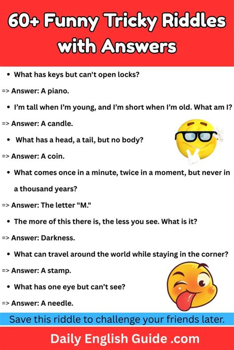 Image result for Tricky Riddles with Answers