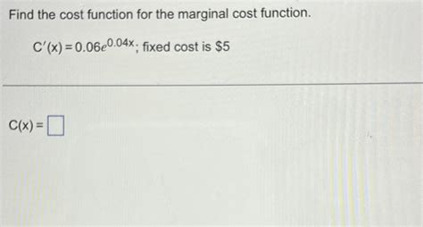 Image result for How to Find the Marginal Cost Function