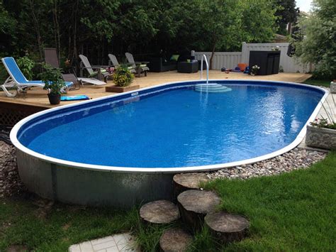 Image result for Oval Backyard Pools