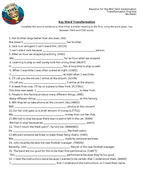 Image result for Transformation Practice Worksheet