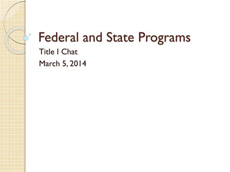 Image result for State Programs Show