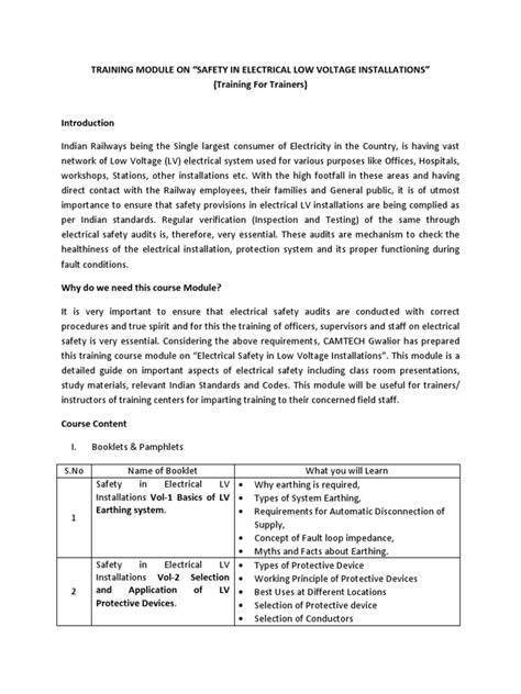 Image result for Electrical Training Module