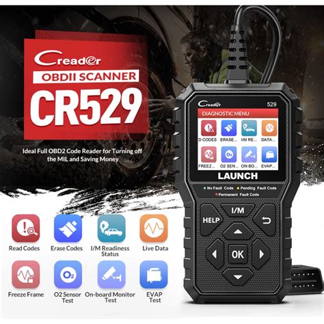 Image result for Launch OBD Scanner Creader Chart