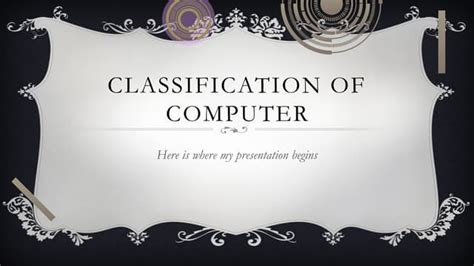 Image result for Table for Classification of Computer