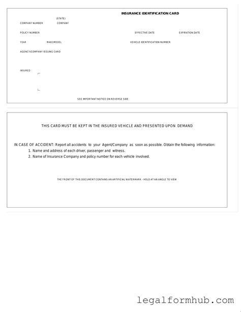 Image result for The General Auto Insurance Card