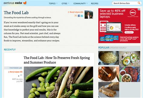 Image result for The Food Lab Blog Name