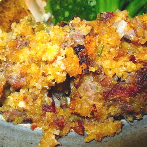Image result for Cornbread Stuffing Cooked