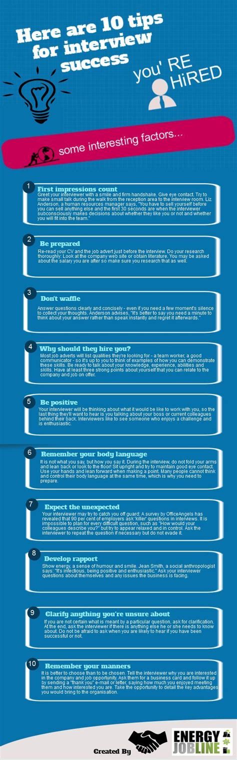 Image result for 10 Interview Tips