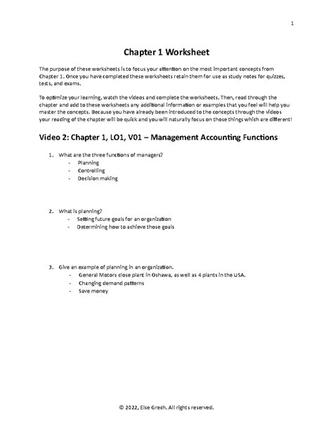 Image result for Study Guide Chapter 1 Worksheet